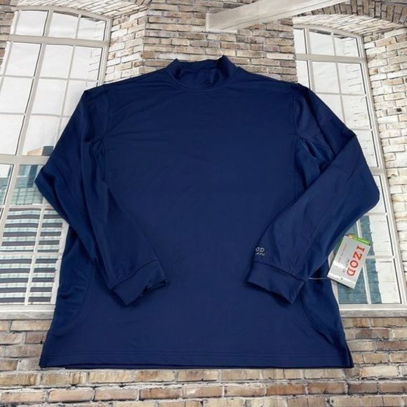 Izod | Shirts | Nwt Mens Izod Blue Green Polyester Spandex Long Sleeve ...
